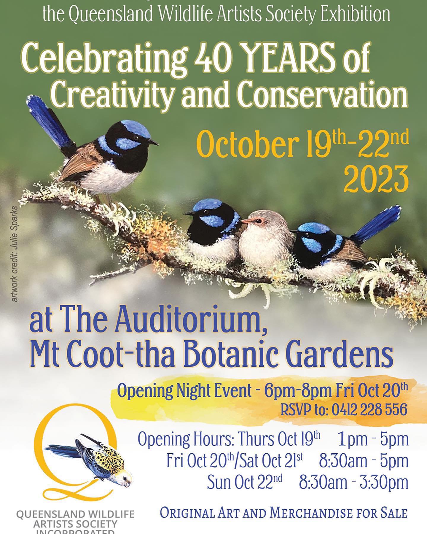 Upcoming Exhibitions – Queensland Wildlife Artists Society Inc